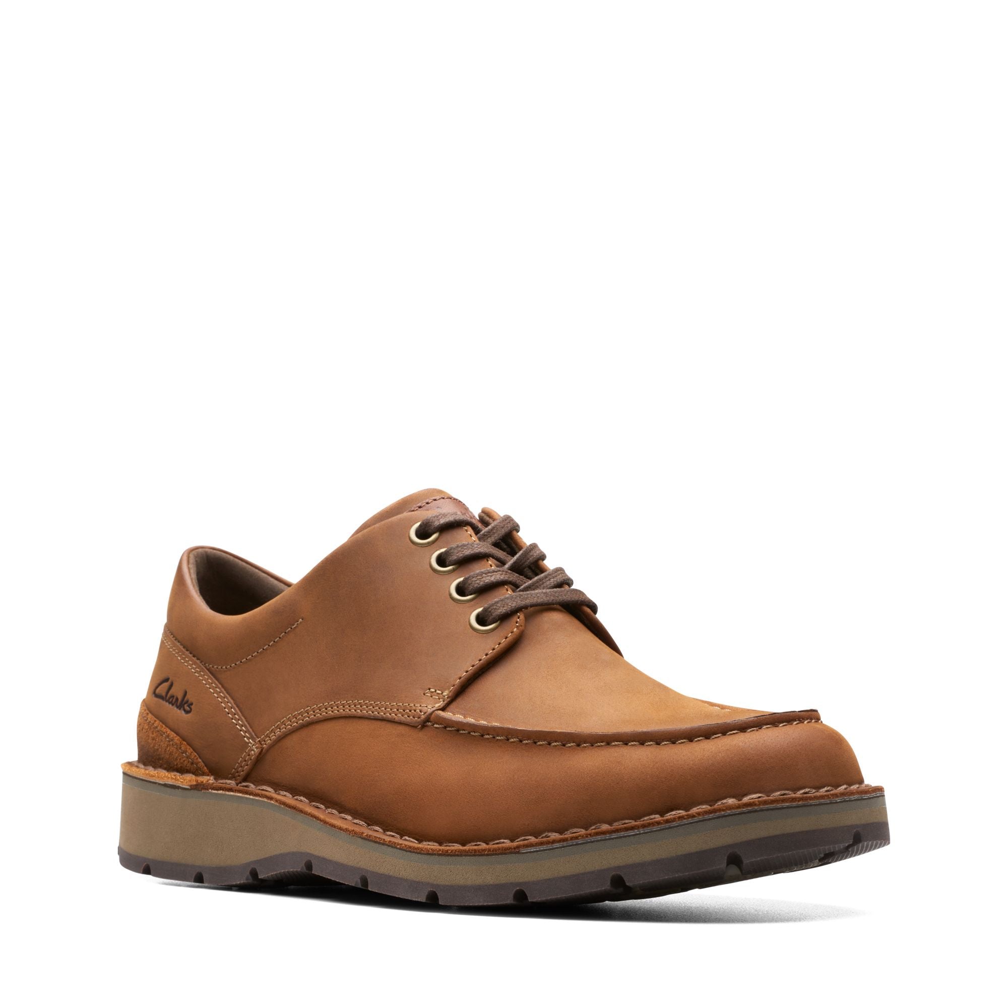 Clarks Gravelle Low Tan Leather Men’s – Brown's Shoe Fit Co. Longview