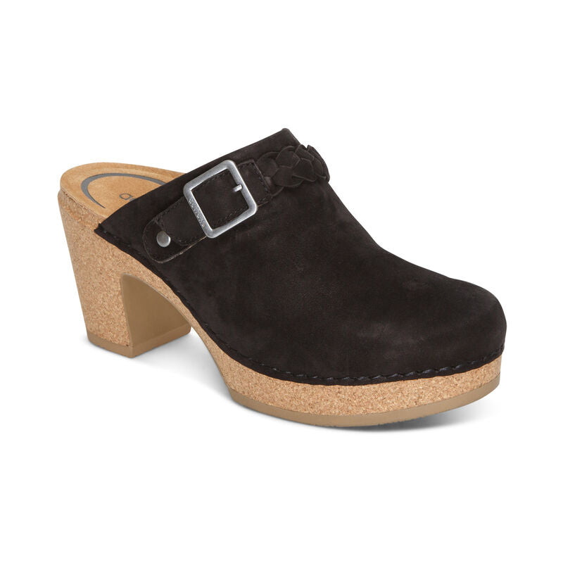 Aetrex Corey Clog Black Women’s – Brown's Shoe Fit Co. Longview