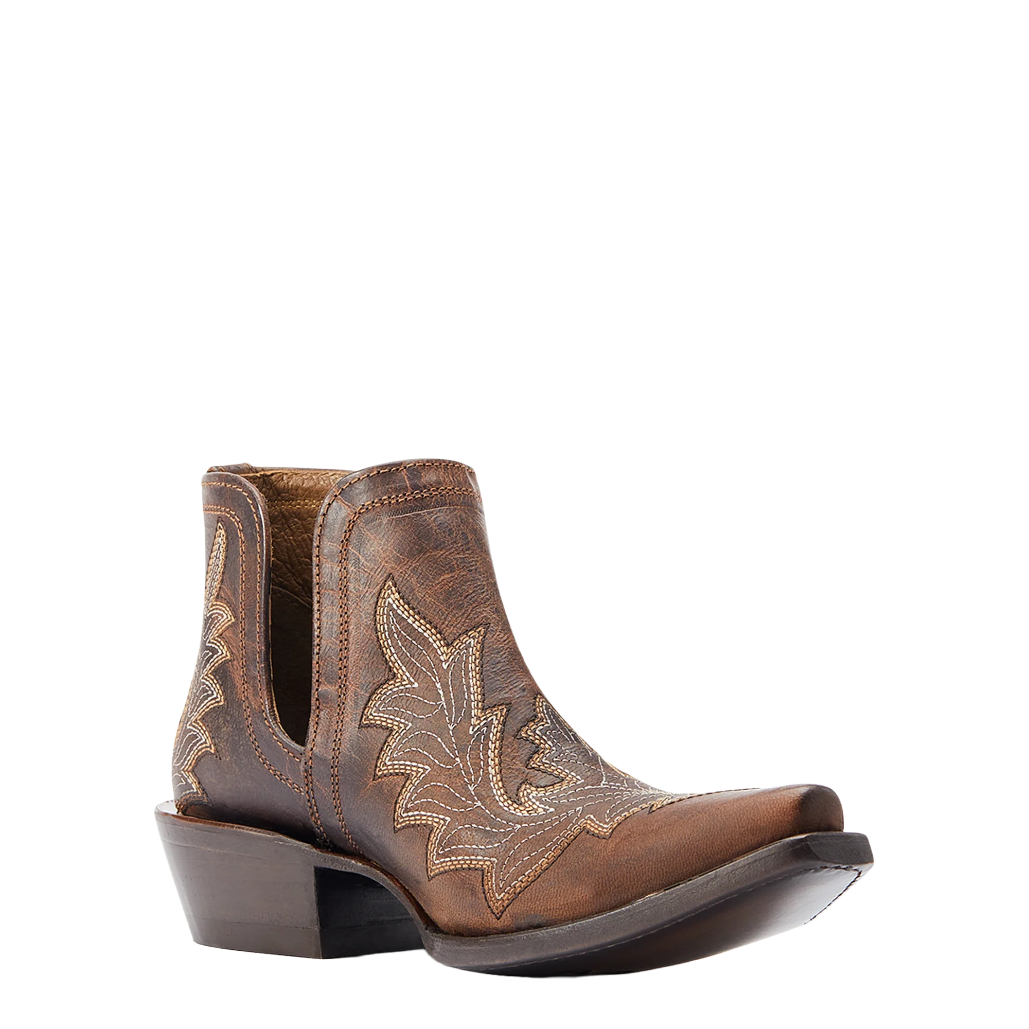 Ariat Dixon Low Heel Rhino Tan Print Boots Women’s – Brown's Shoe Fit ...