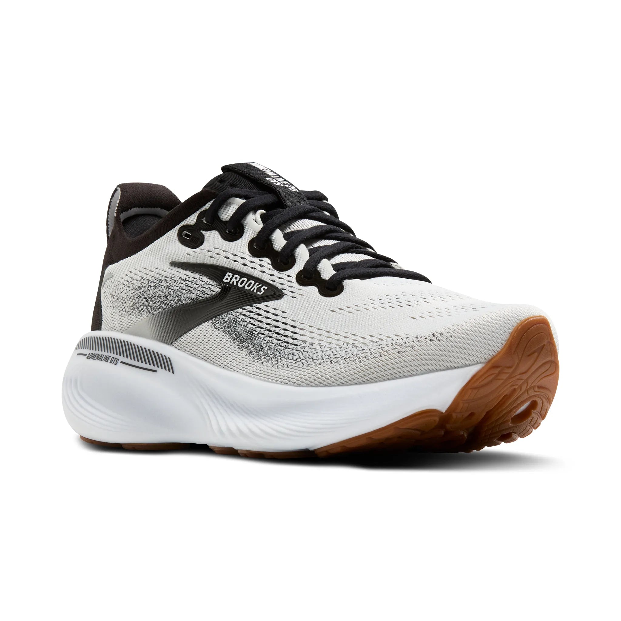 Brooks Adrenaline GTS 25 White/Black/White Men's – Brown's Shoe Fit Co ...