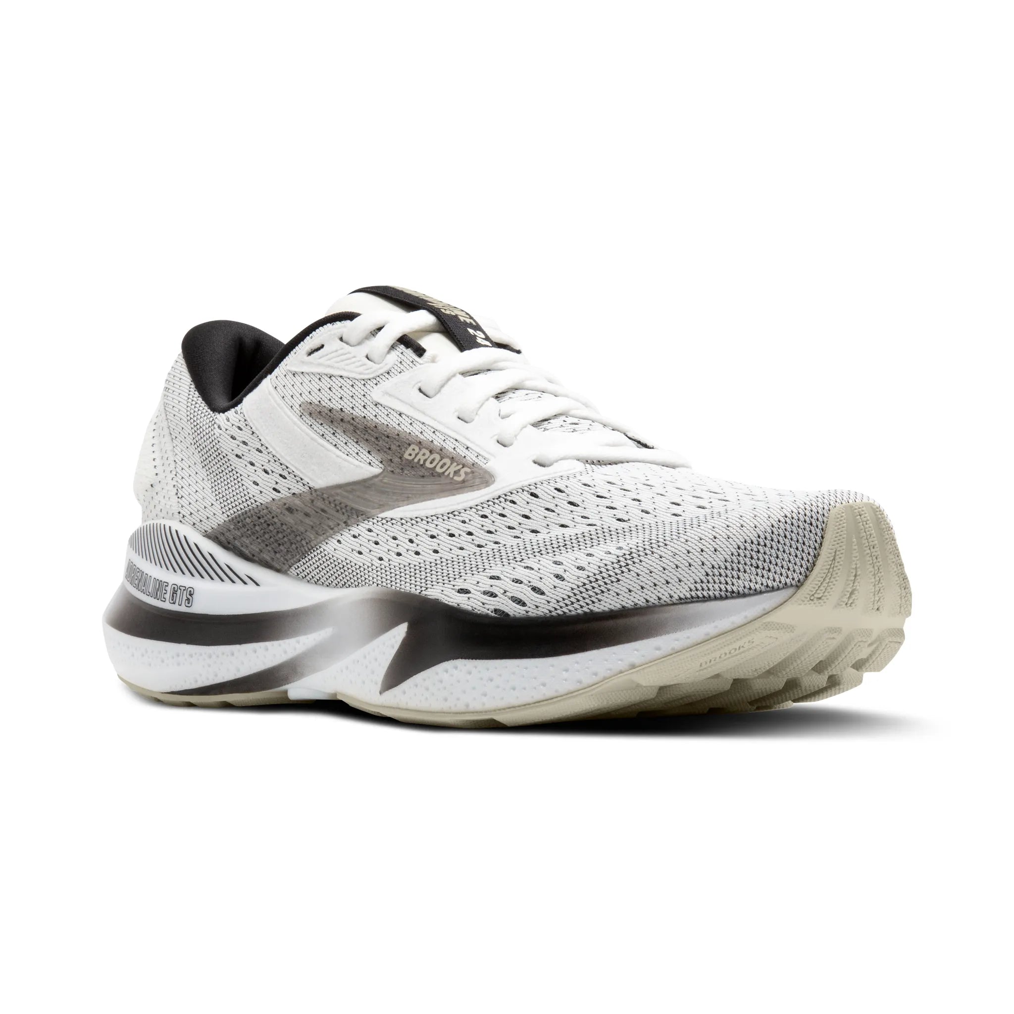 Brooks Adrenaline GTS 24 White/Black/Pelican Women's – Brown's Shoe Fit ...
